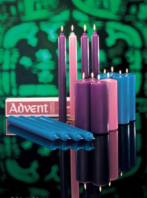 Advent Candles - Church Sets (Cathedral) A-M Religious Gifts Church ...