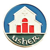 Usher Lapel Pin-AM Religious Gifts – FUCHS Church Supply