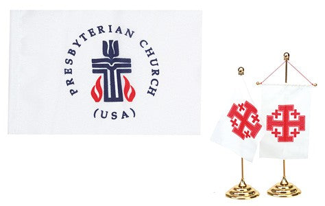 Presbyterian Banner Desk Flag-AM Religious Gifts – FUCHS Church Supply