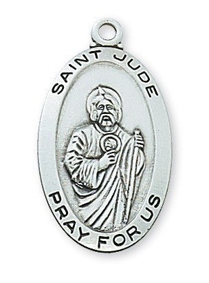 St. Jude Sterling Silver Medal – FUCHS Church Supply