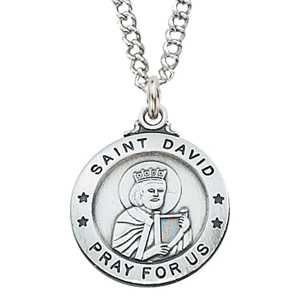 St. David Sterling Silver Medal – FUCHS Church Supply
