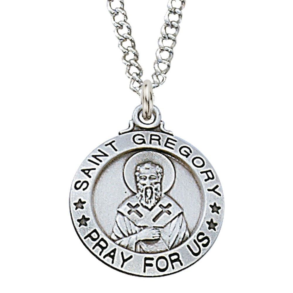 St. Gregory Sterling Silver Medal – FUCHS Church Supply